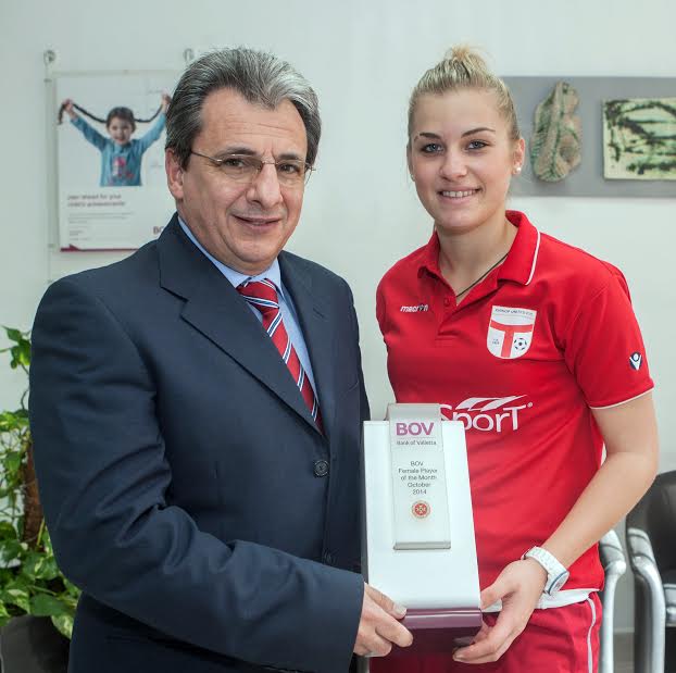 Futbol tan-Nisa: Jade Flask tirbaħ l-unur tal-plejer tax-xahar - TVMnews.mt