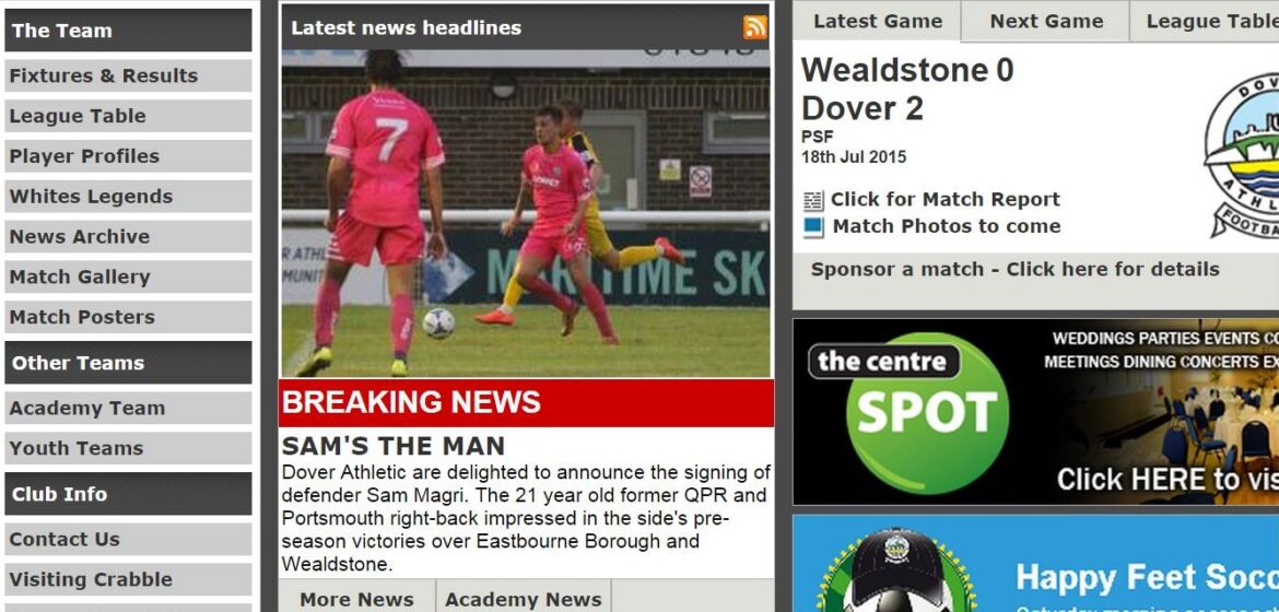 Sam Magri li għandu dixxendenza Maltija jingħaqad ma' Dover Athletic ...