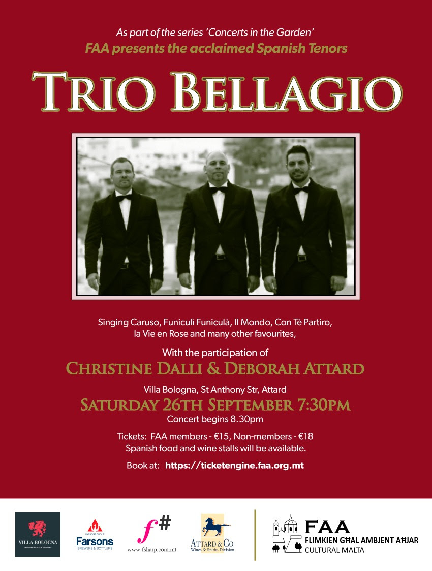 'Flimkien għal Ambjent aħjar' presents the Trio Bellagio - TVMnews.mt