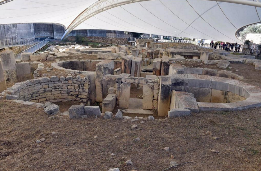 FILMAT: inawgurata t-tinda fuq it-tempji neolitiċi f'Ħal Tarxien ...