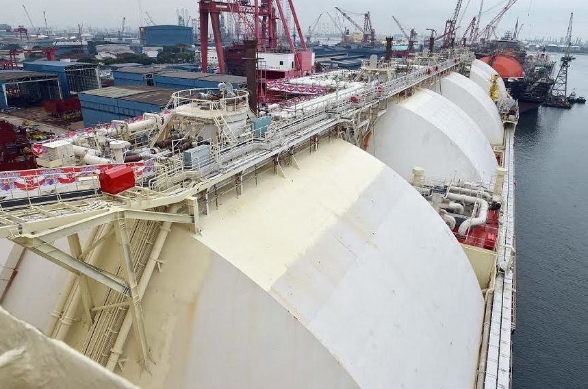 Gas tanker will be inspected and certified by an international company ...