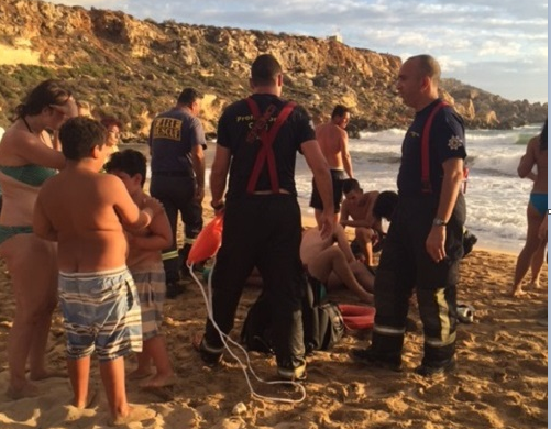 Golden Bay main shooting spot for British TV drama based in Malta ...