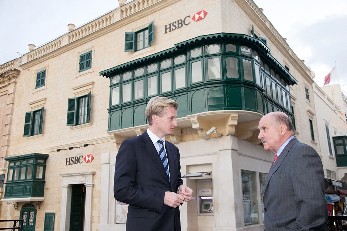 HSBC unveils restored facade of its iconic Valletta headquarters ...