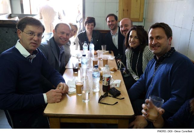 European Prime Ministers take a break - to sample pastizzi - TVMnews.mt