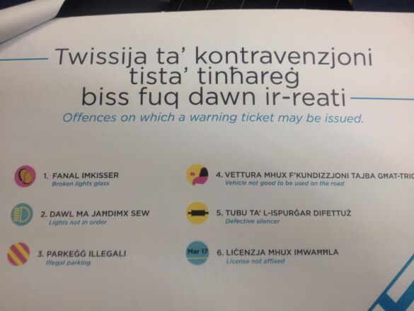 ARA: il-wardens bi twissija flok ċitazzjoni għal numru ta ...