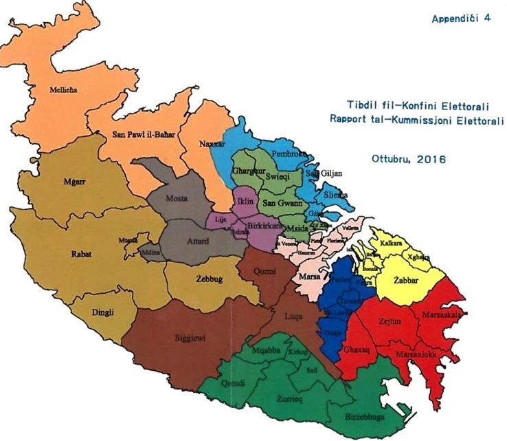 Parliament to discuss changes in electoral district boundaries - TVMnews.mt