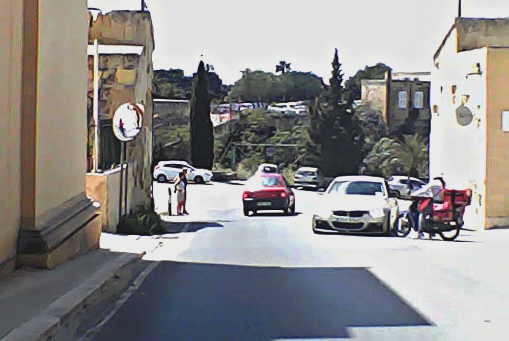 VIDEO: Exact moment of impact between Maltapost motor-scooter and car ...