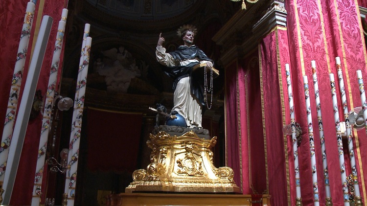 St Dominic statue back to its original state of 1678 - TVMnews.mt