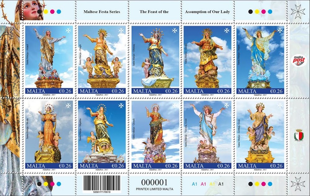 Santa Marija statues feature prominently on Maltapost stamps - TVMnews.mt