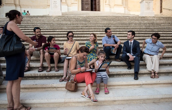 Interactive teaching for children at the Ċittadella - TVMnews.mt