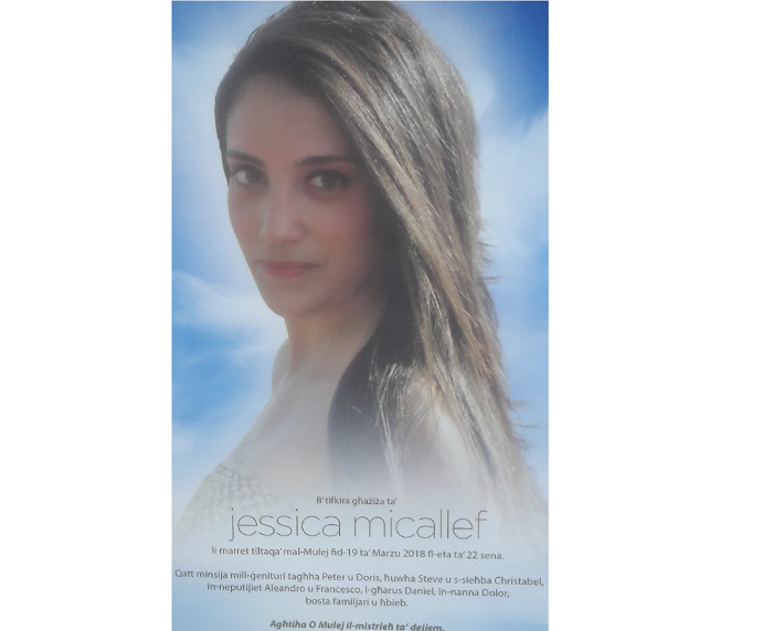 Jessica Micallef given last farewell in Rabat - TVMnews.mt
