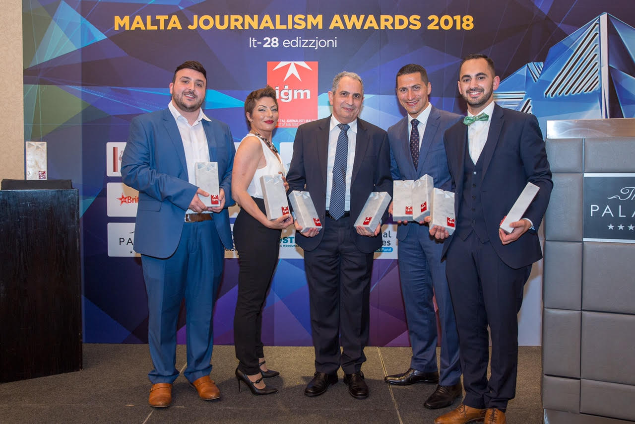 PBS news centre journalists win 8 awards - TVMnews.mt