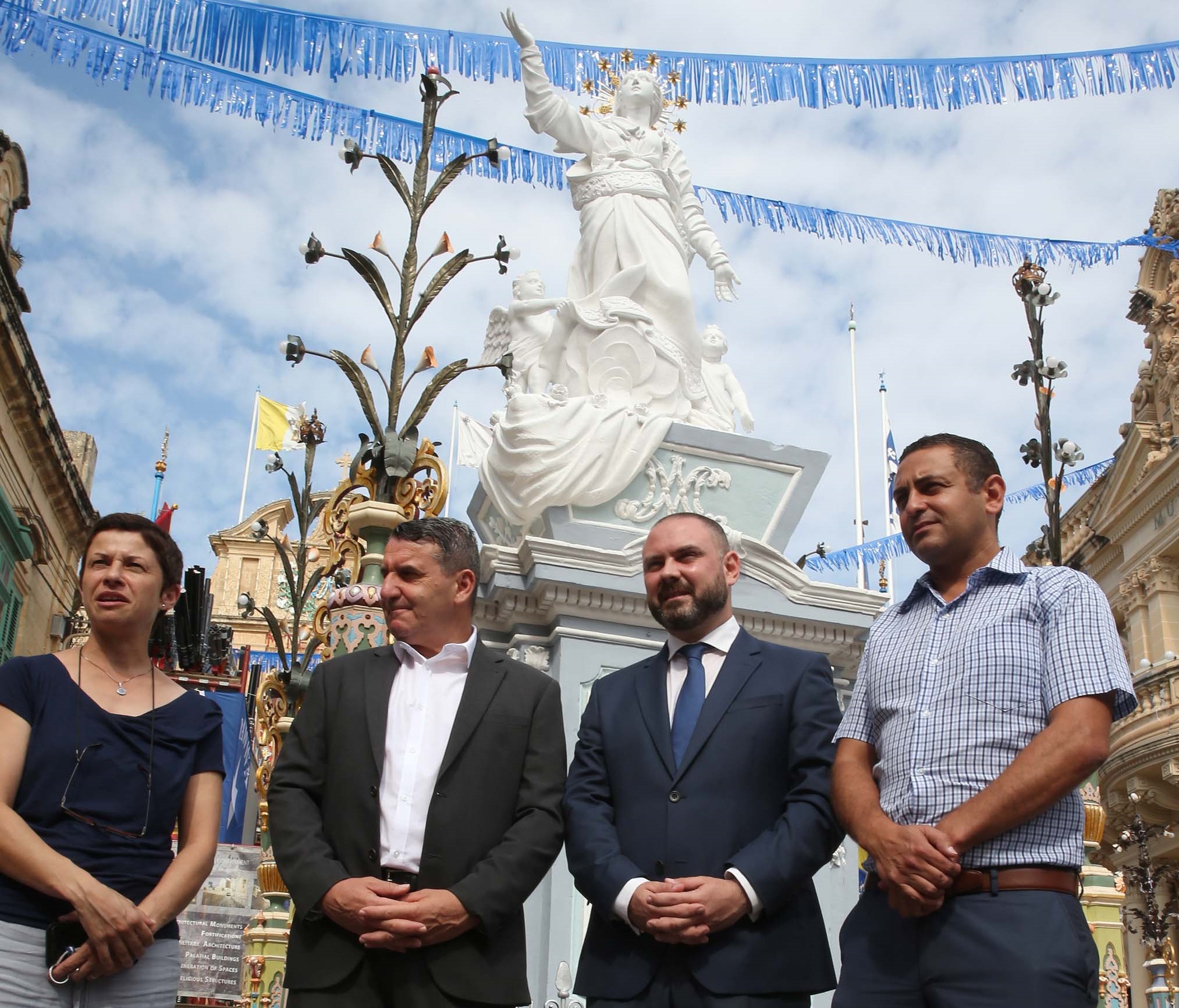 Restawrata l-istatwa tal-Madonna f'Ħal Għaxaq - TVMnews.mt