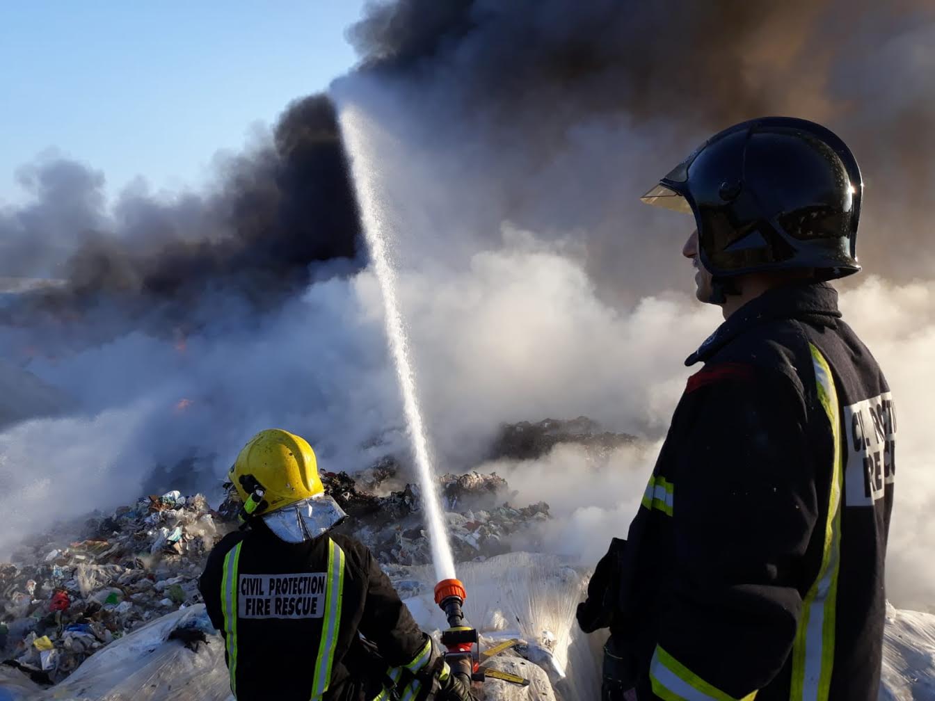 Magħtab plant operating again after fire was extinguished - TVMnews.mt
