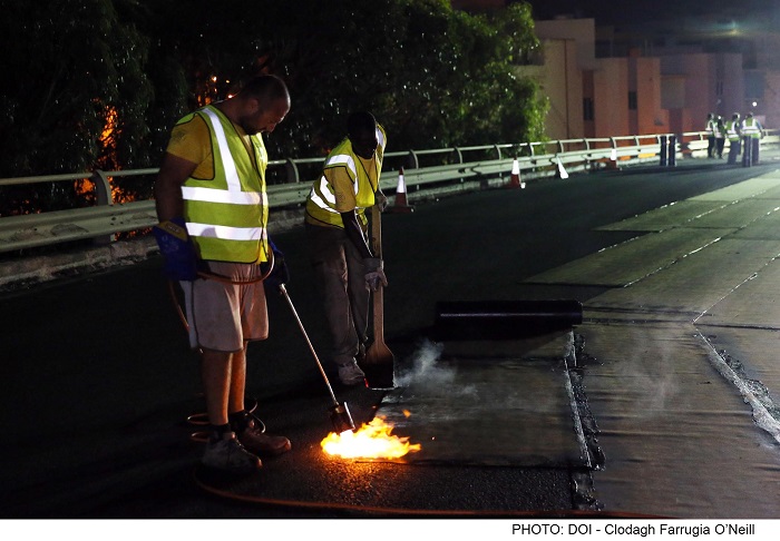 What stage has been reached in maintenance works on Qormi-Marsa bridge ...