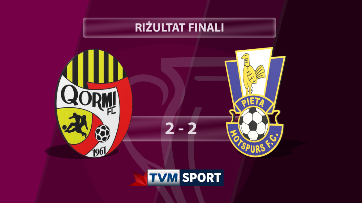 Kampjonat BOV Premier: Draw u punt kull wieħed għal Qormi u Pietà ...