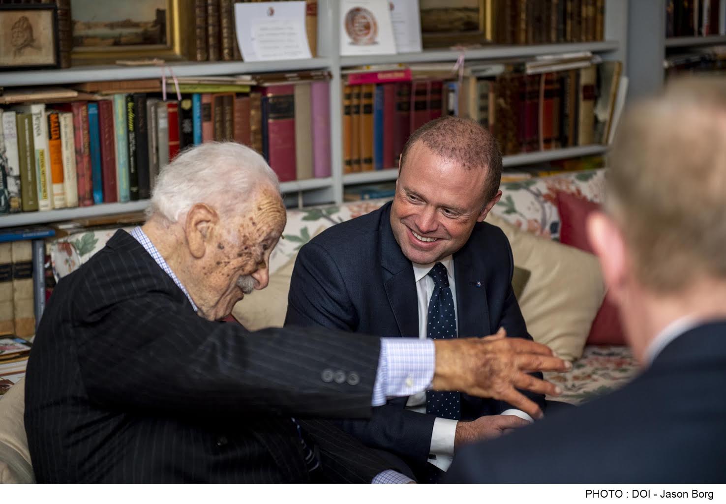 Former Chief Justice John J. Cremona turns 101 - TVMnews.mt