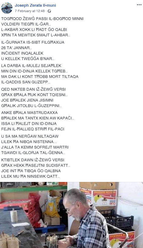 ARA: Joe Attard jingħata l-aħħar tislima f'Ħaż-Żebbuġ - TVMnews.mt