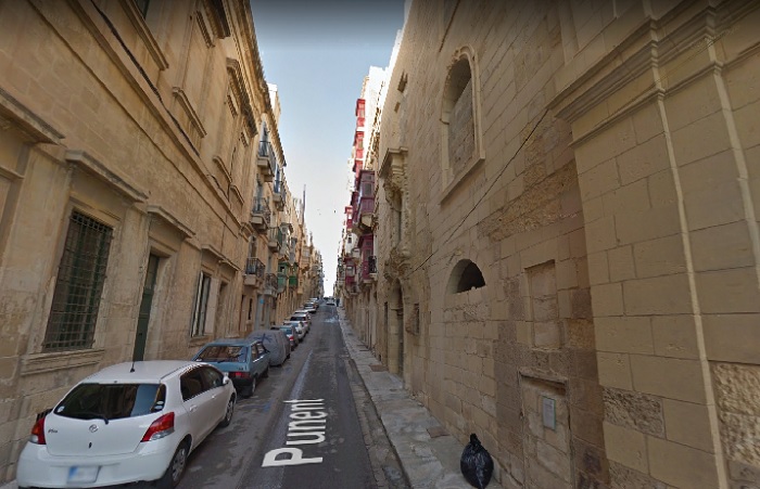 Building which houses 25 elderly couples living in lower Valletta being ...