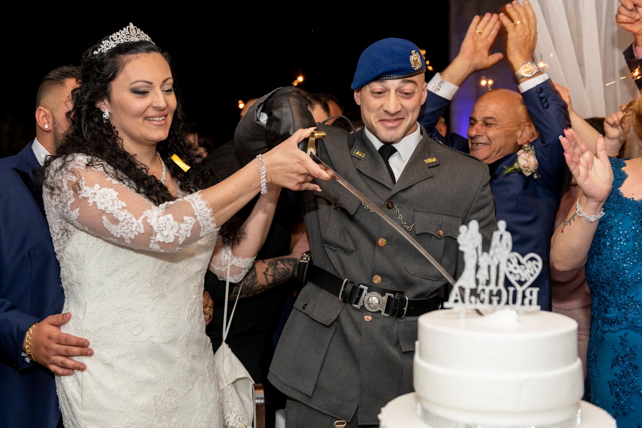 WATCH: Prison Officers' ceremonial sword used for cutting of wedding ...
