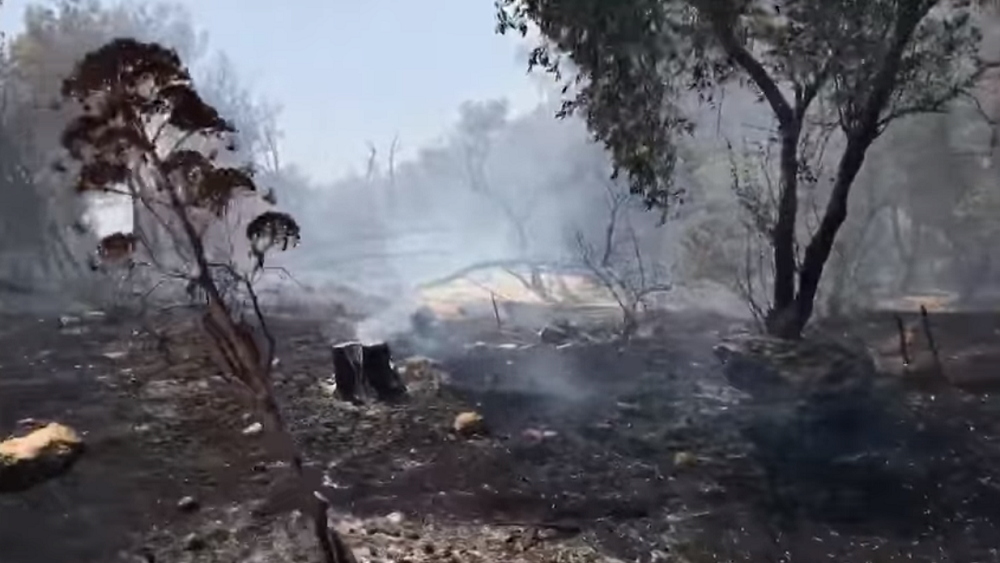 UPDATED: The scene at Miżieb after yesterday's fire - TVMnews.mt