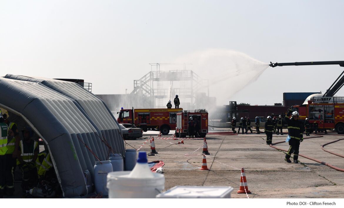First-ever three female recruits for the Civil Protection Department ...
