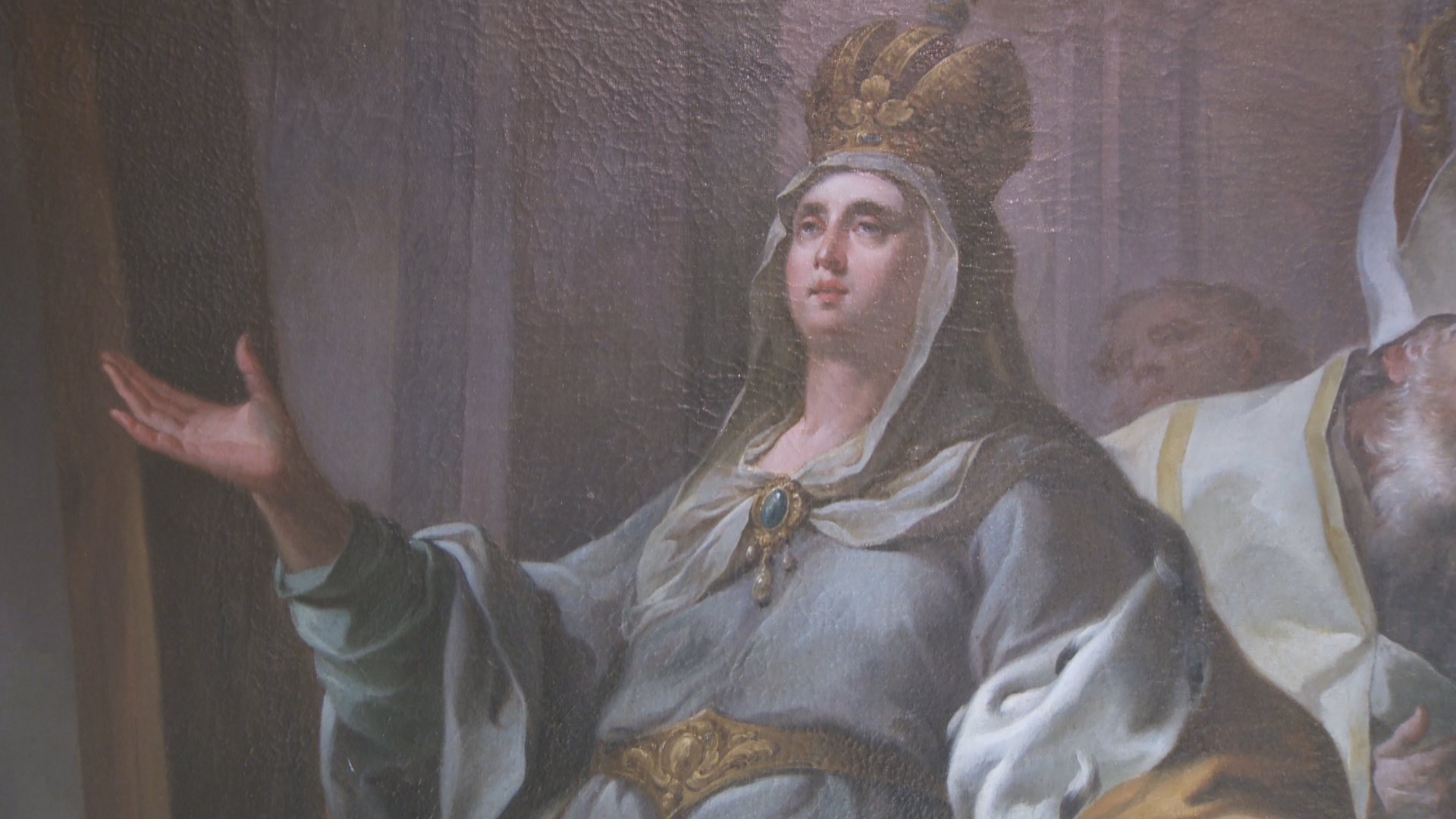 Titular painting of St. Helen at Birkirkara Basilica restored - TVMnews.mt