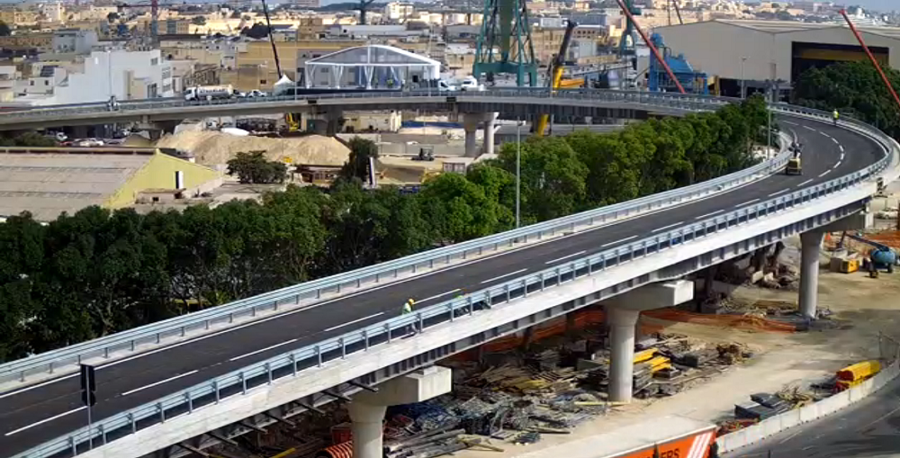 The opening of the first two Marsa flyovers - TVMnews.mt