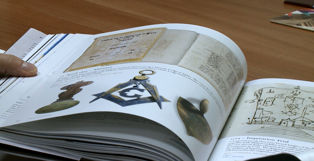 Archives with aspects of the Maltese identity collected in a book ...