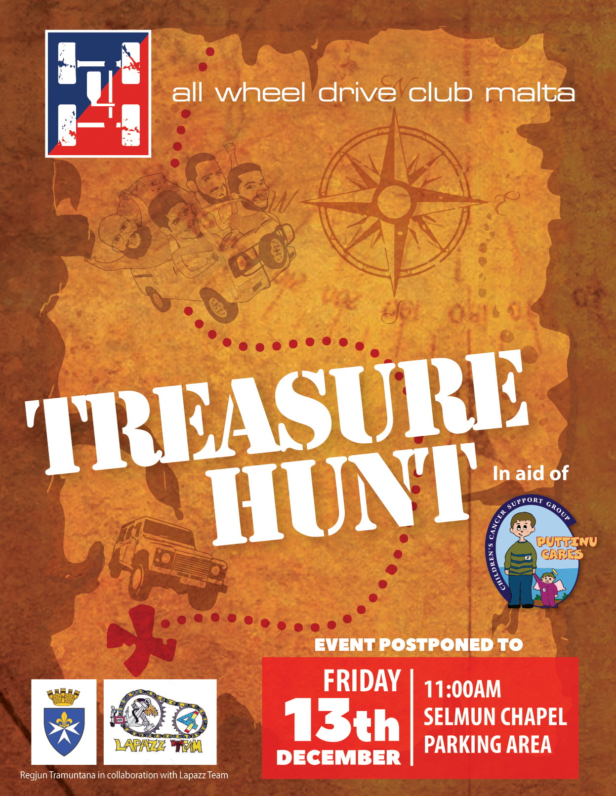 Attivita' organizzata mill-All Wheel Drive Club Malta u Lapazz Team ...