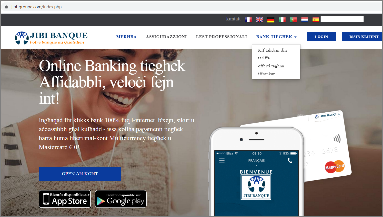 MFSA warning on Jibi Bank - it is not registered in Malta - TVMnews.mt