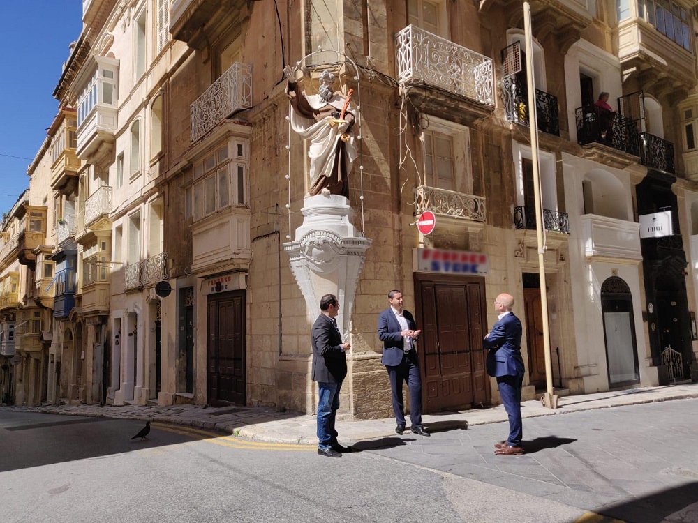 14 niches and statues restored in Valletta - TVMnews.mt