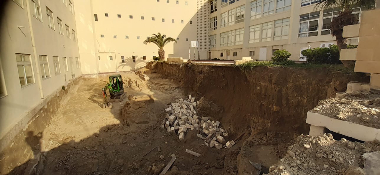 Għaddej xogħol ta' skavar għall-iskola primarja l-ġdida fir-Rabat ...
