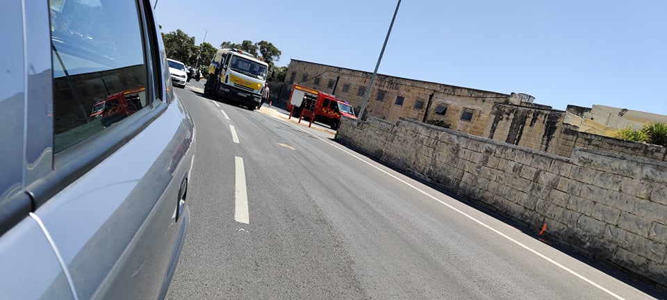AĠĠORNAT: Parti mill-Marsa-Ħamrun bypass tingħalaq wara li nqaleb ...