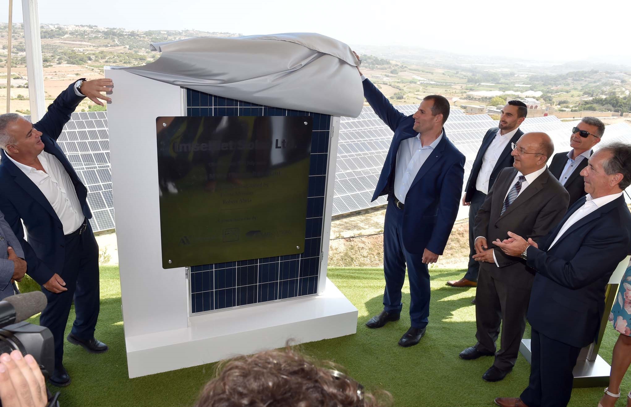 Inauguration of largest solar energy plant in Malta - TVMnews.mt