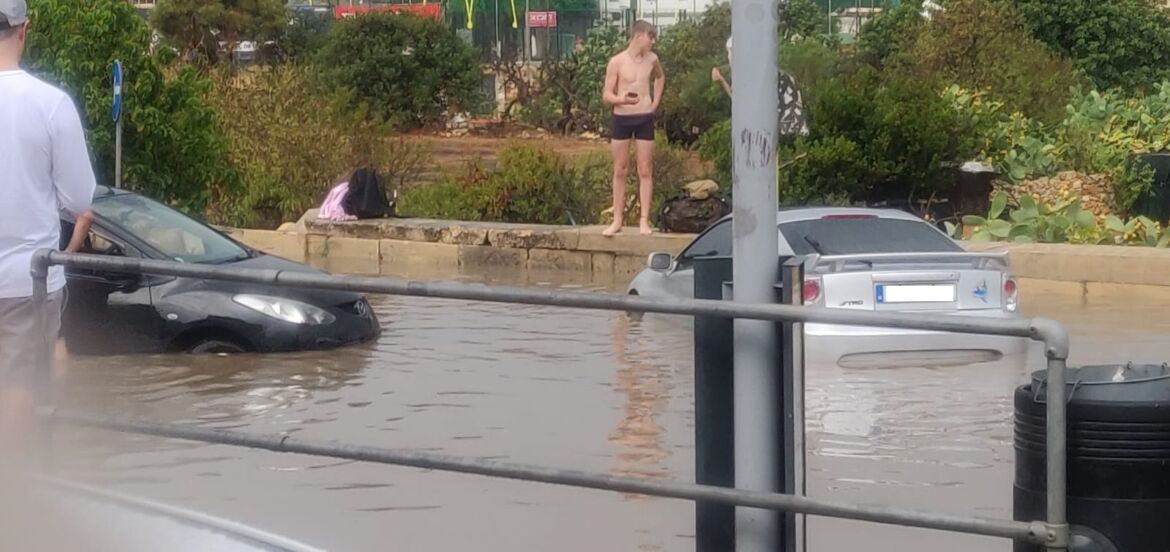 PHOTOS: Parts of Malta flooded again in today's storm - TVMnews.mt