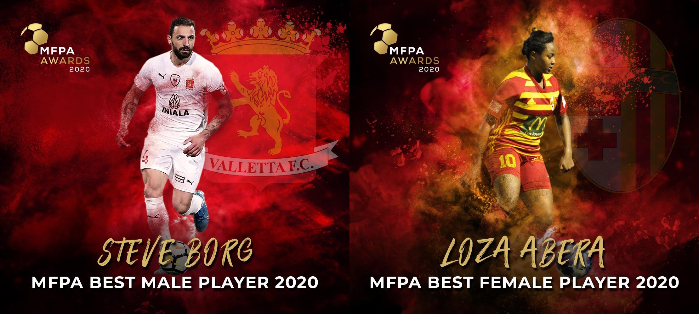 Steve Borg u Loza Abera jirbħu l-unur tal-Aqwa Plejers tal-MFPA ...