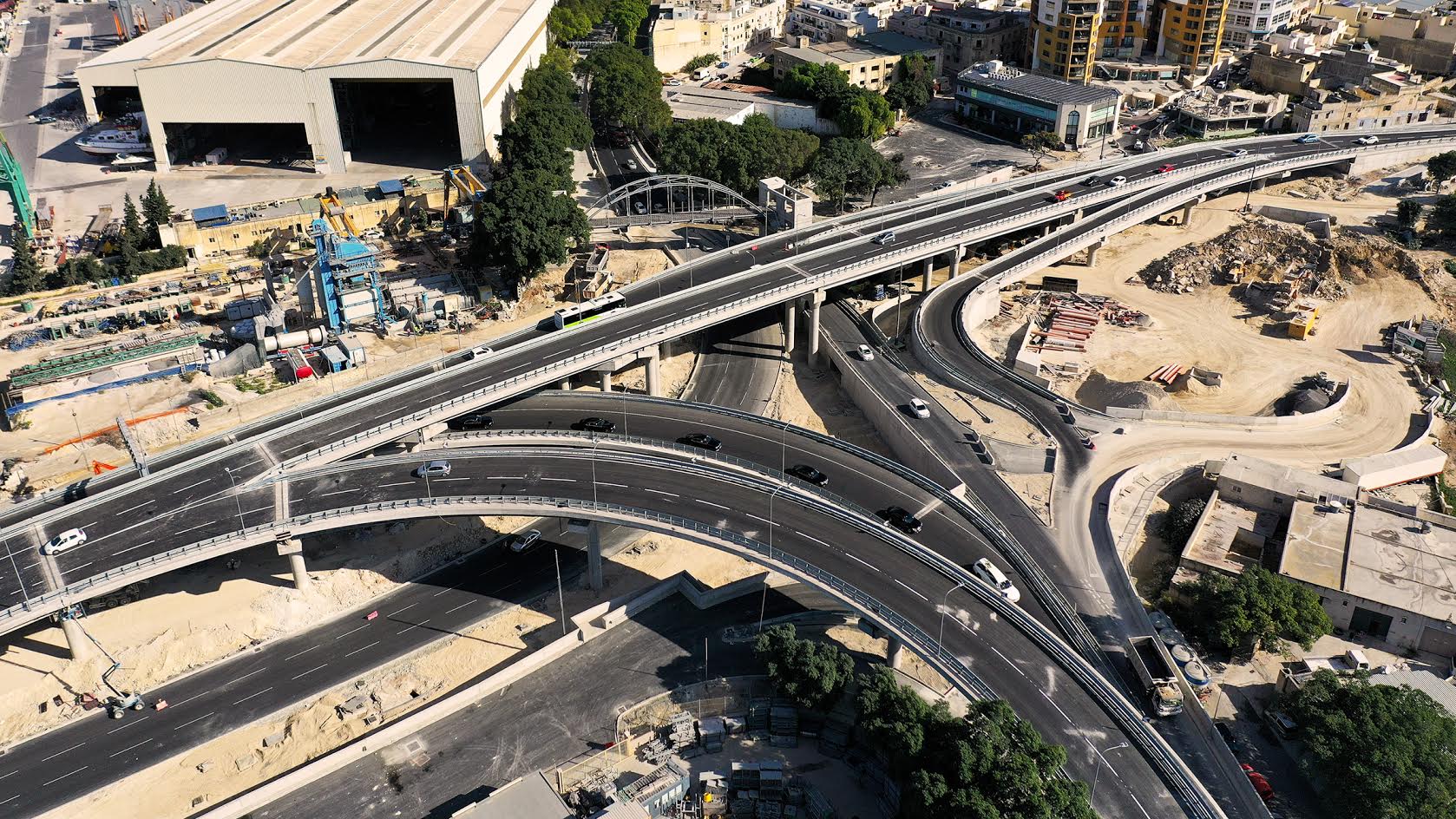 WATCH: All Marsa Junction flyovers opened - TVMnews.mt