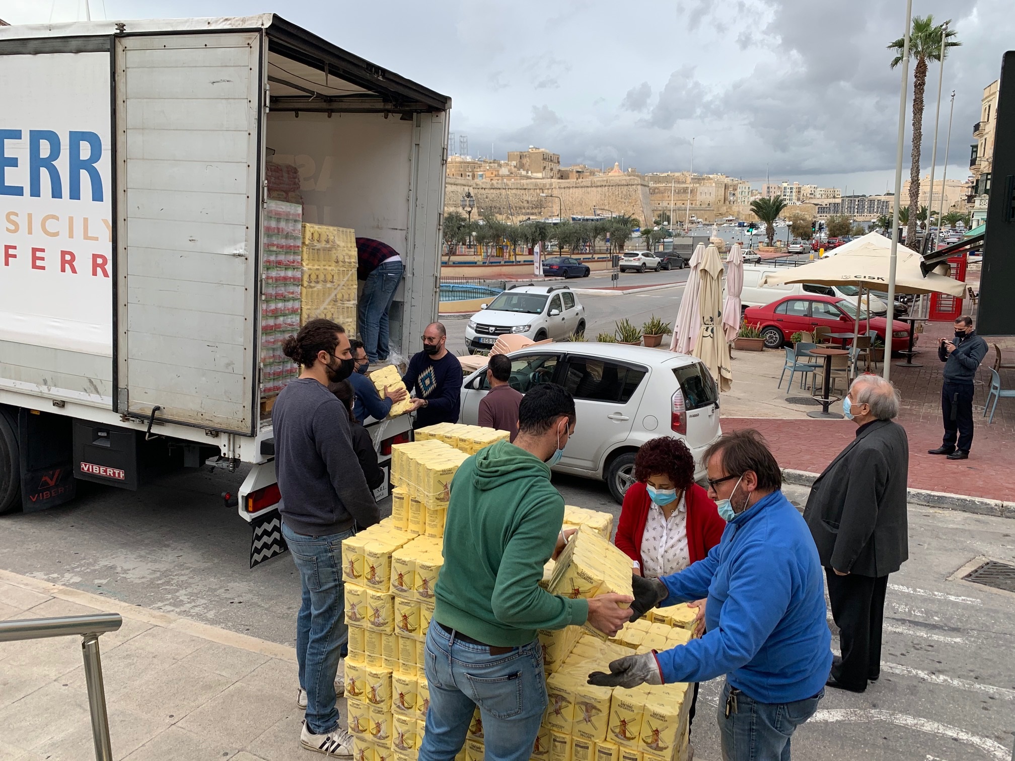 Caritas Malta to distribute container full of food products to families ...