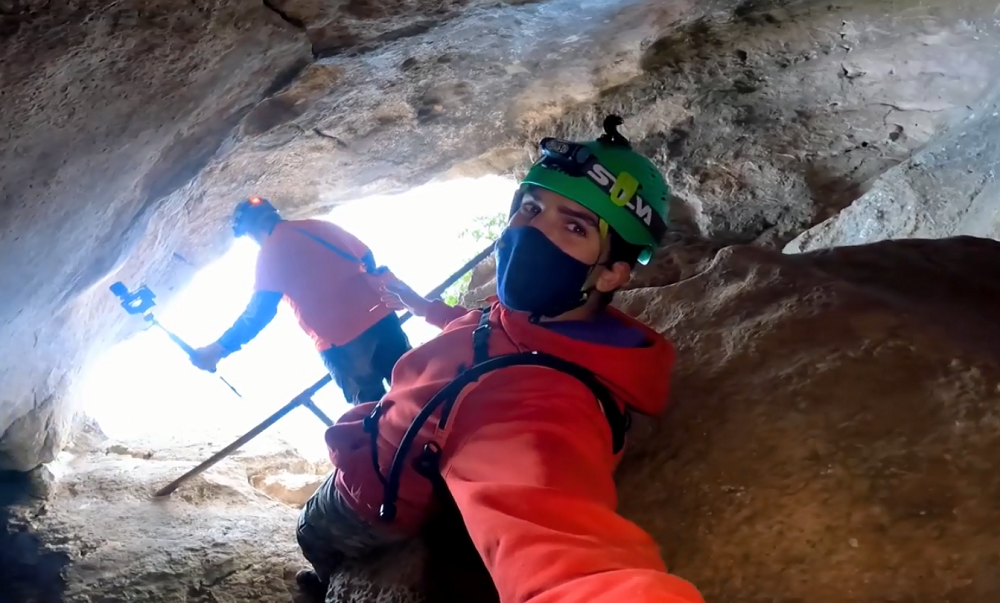 WATCH: Inner part of Għar Ħasan explored - visitors emerge to a ...