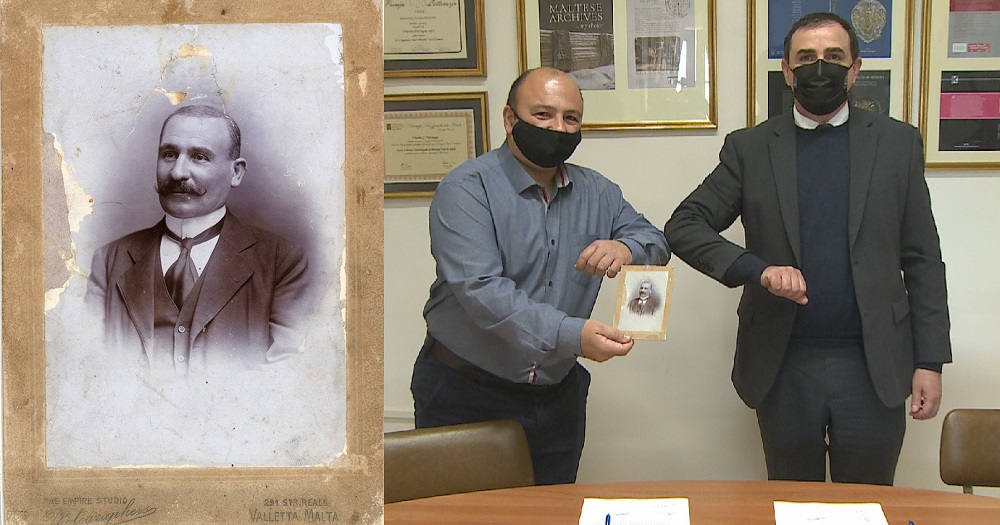 Unique original photograph of Manwel Dimech donated to National ...