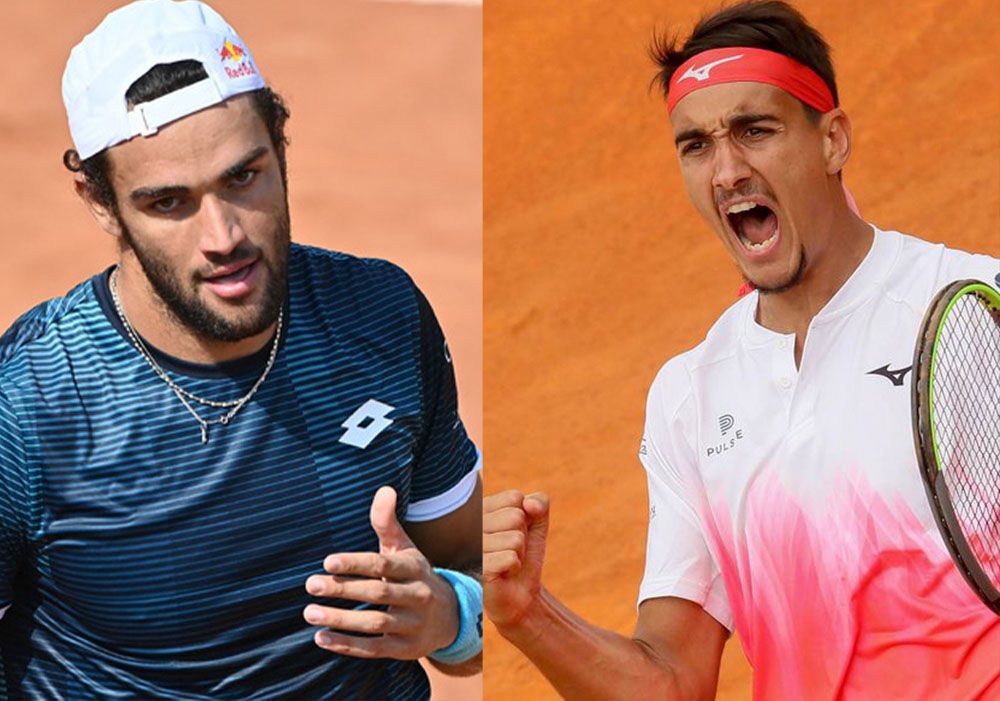 Tennis - Open ta' Ruma: Matteo Berrettini u Lorenzo Sonego fit-tieni ...