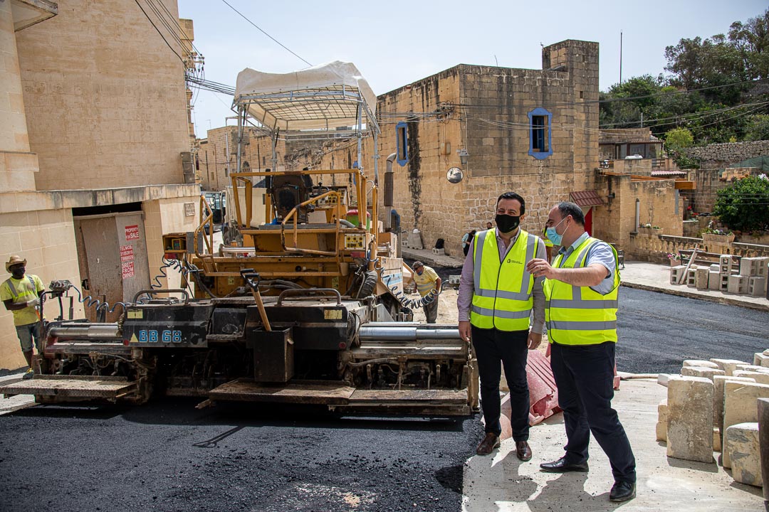 Roads in Fontana and Nadur in Gozo upgraded - TVMnews.mt