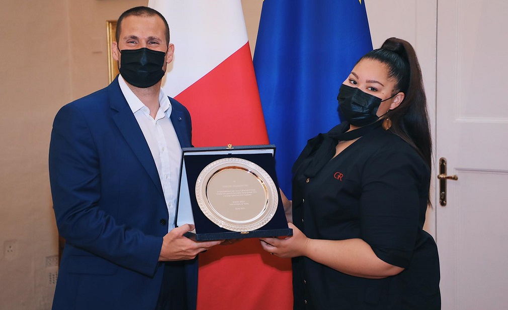 PM welcomes singer Destiny and water polo athlete Jake Muscat at ...