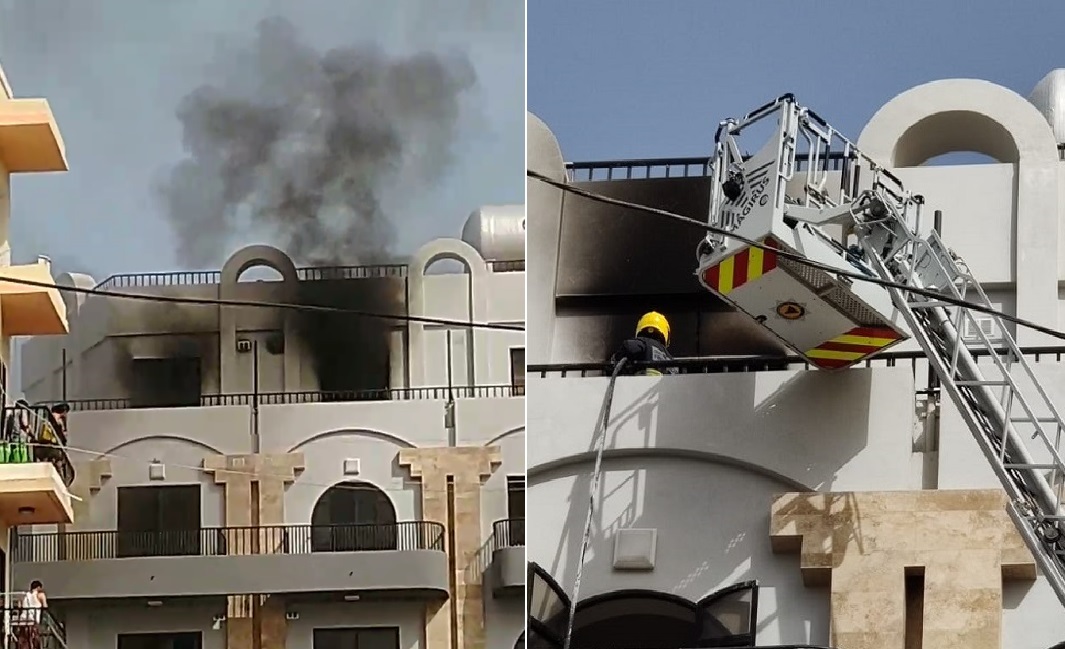 WATCH: Major fire breaks out at St Paul's Bay hotel - 100 residents ...