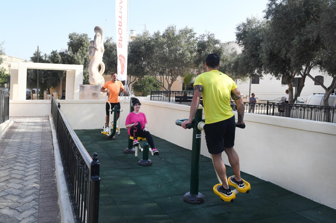 Open air facility for physical exercising at Mqabba - TVMnews.mt
