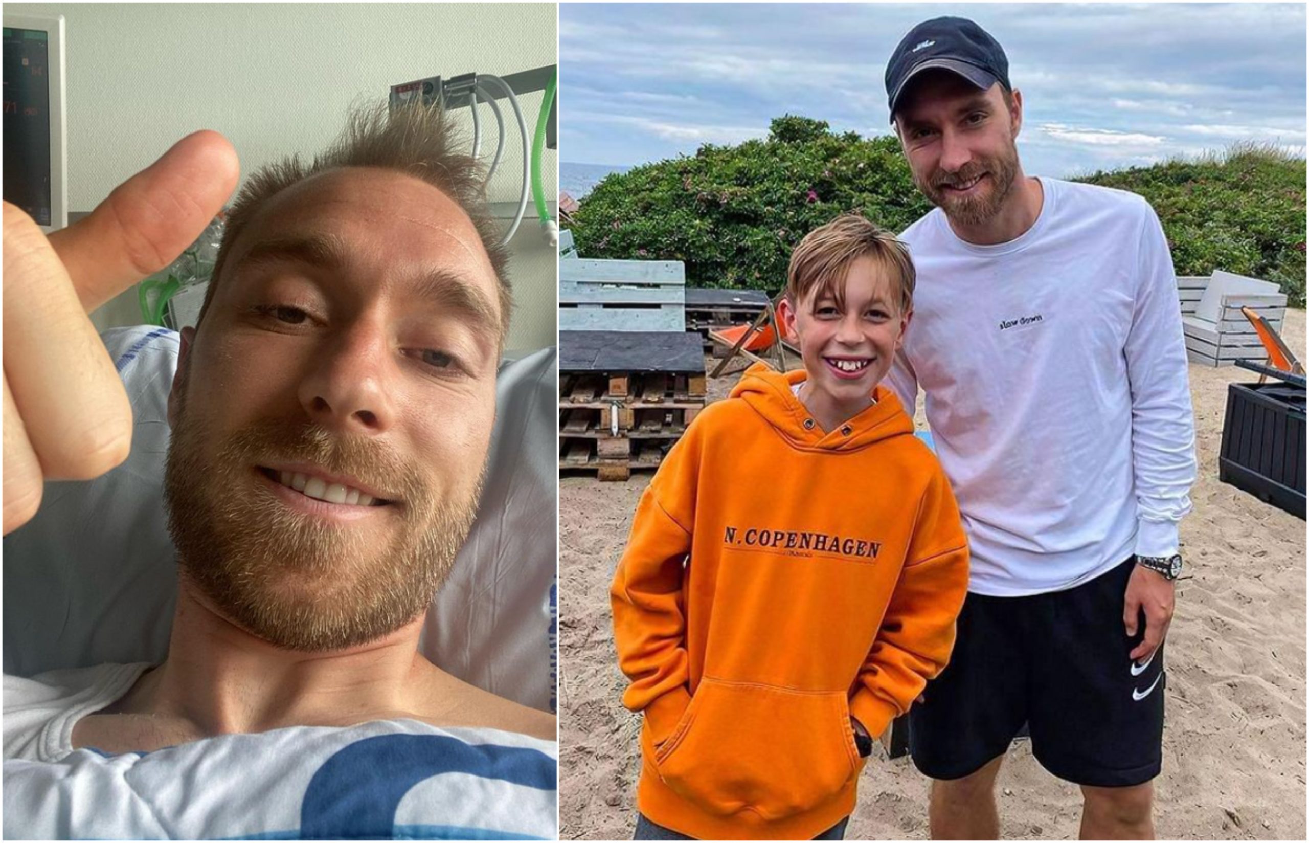 Eriksen back to normality - a photo opportunity for a young supporter ...
