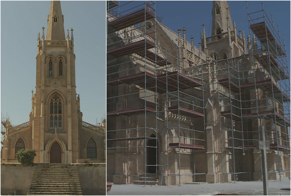 Restoration starts on the major chapel at Addolorata Cemetery - TVMnews.mt