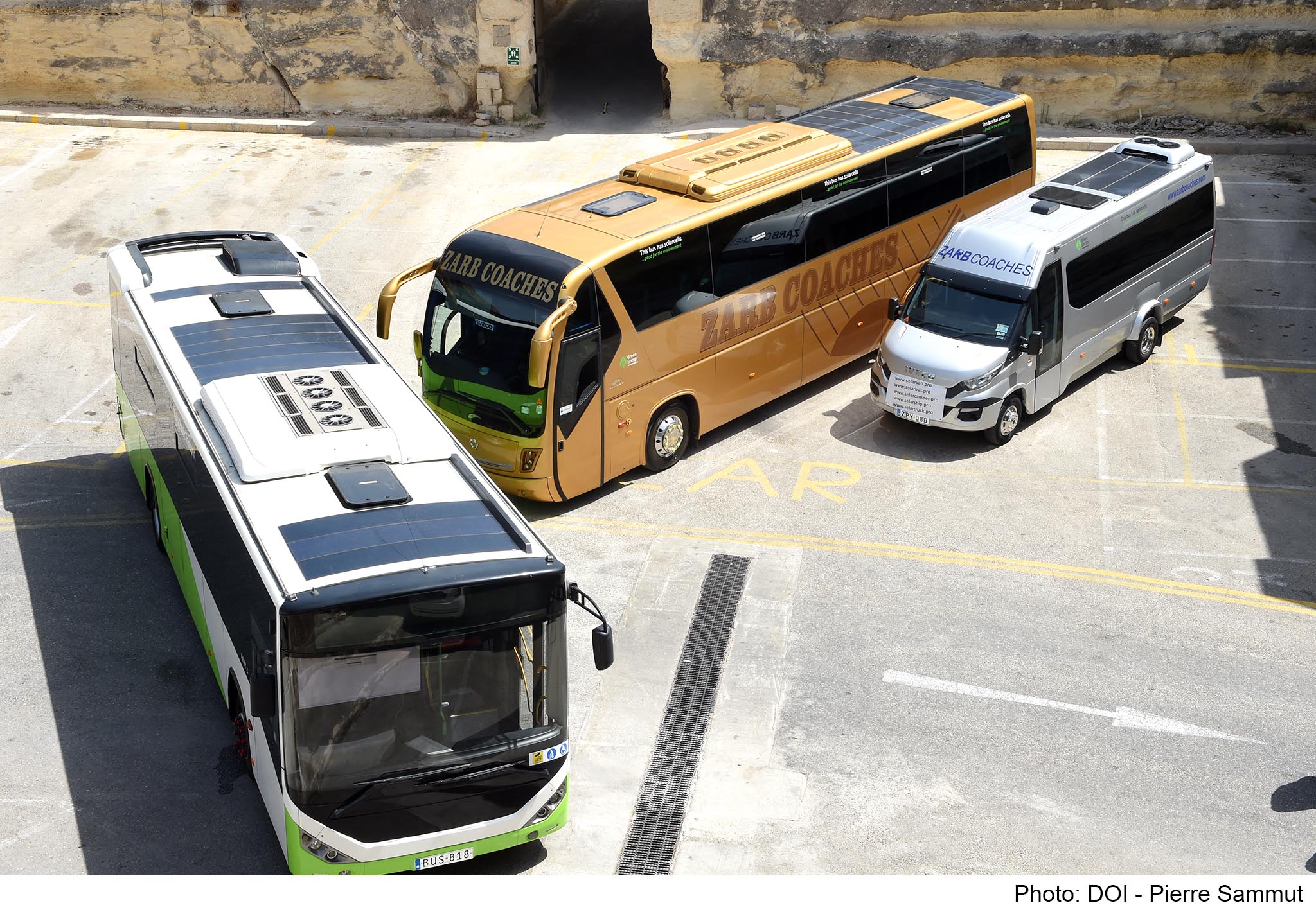 Buses pilot project using solar panels - TVMnews.mt