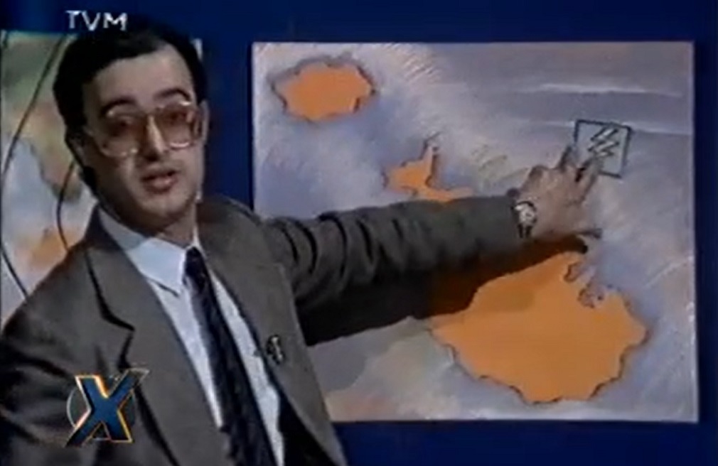 WATCH: When Joe Debono used to deliver the "weather forecast" on TVM ...